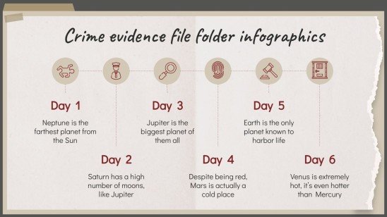 Crime Evidence File Folder Infographics | Google Slides
