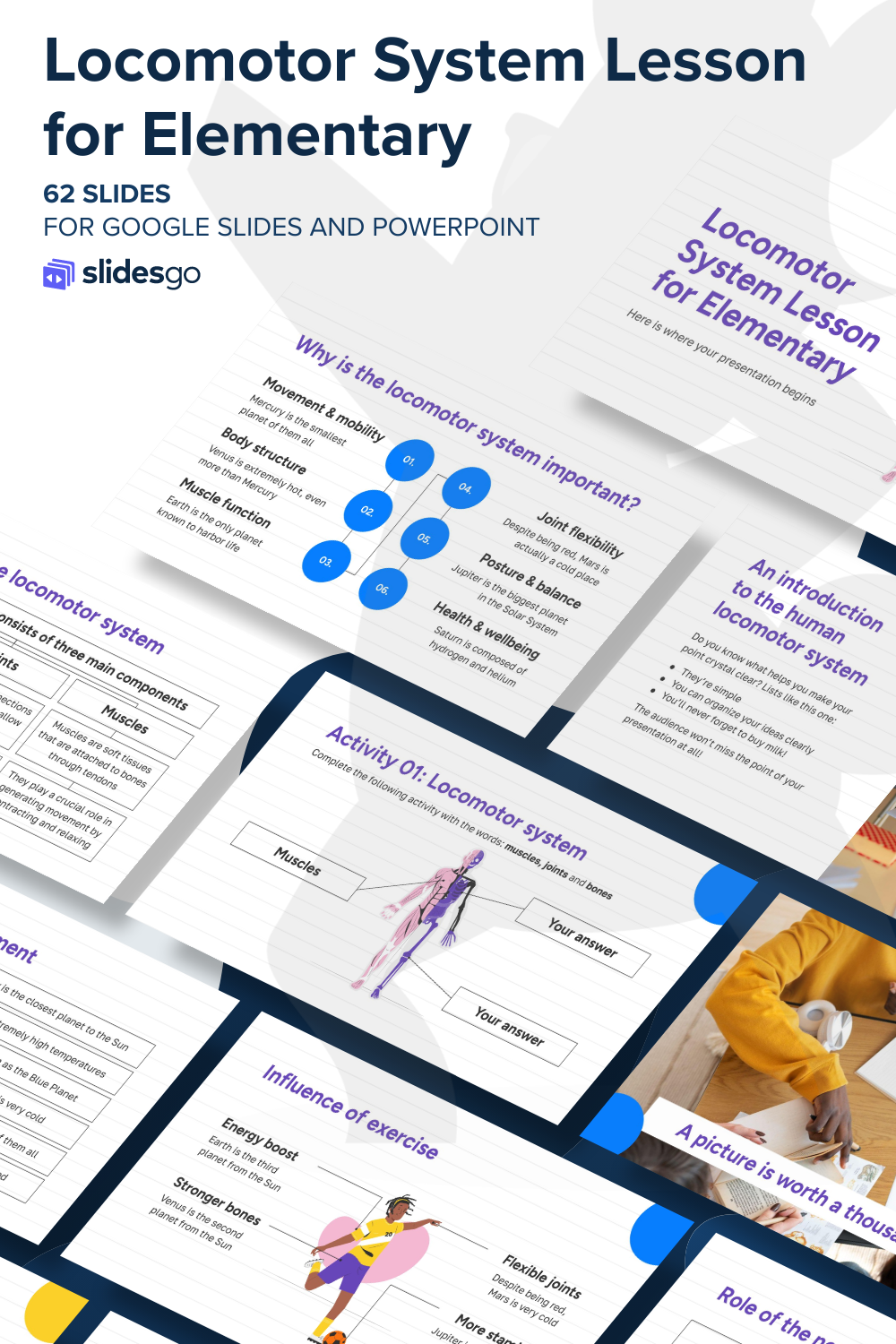 Locomotor System Lesson for Elementary | Google Slides