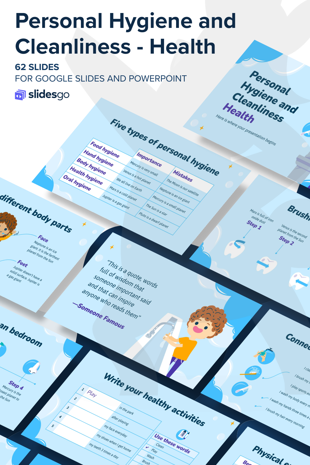 Personal Hygiene and Cleanliness | Google Slides & PPT