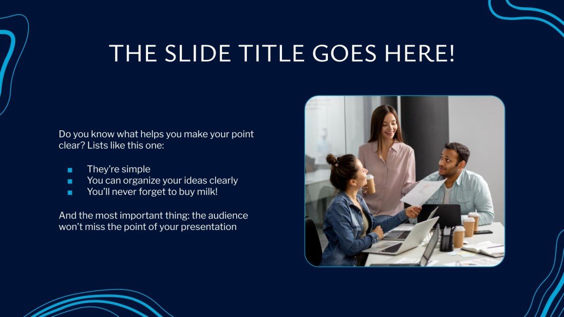 Liquid Pattern Business Theme | Google Slides & PPT