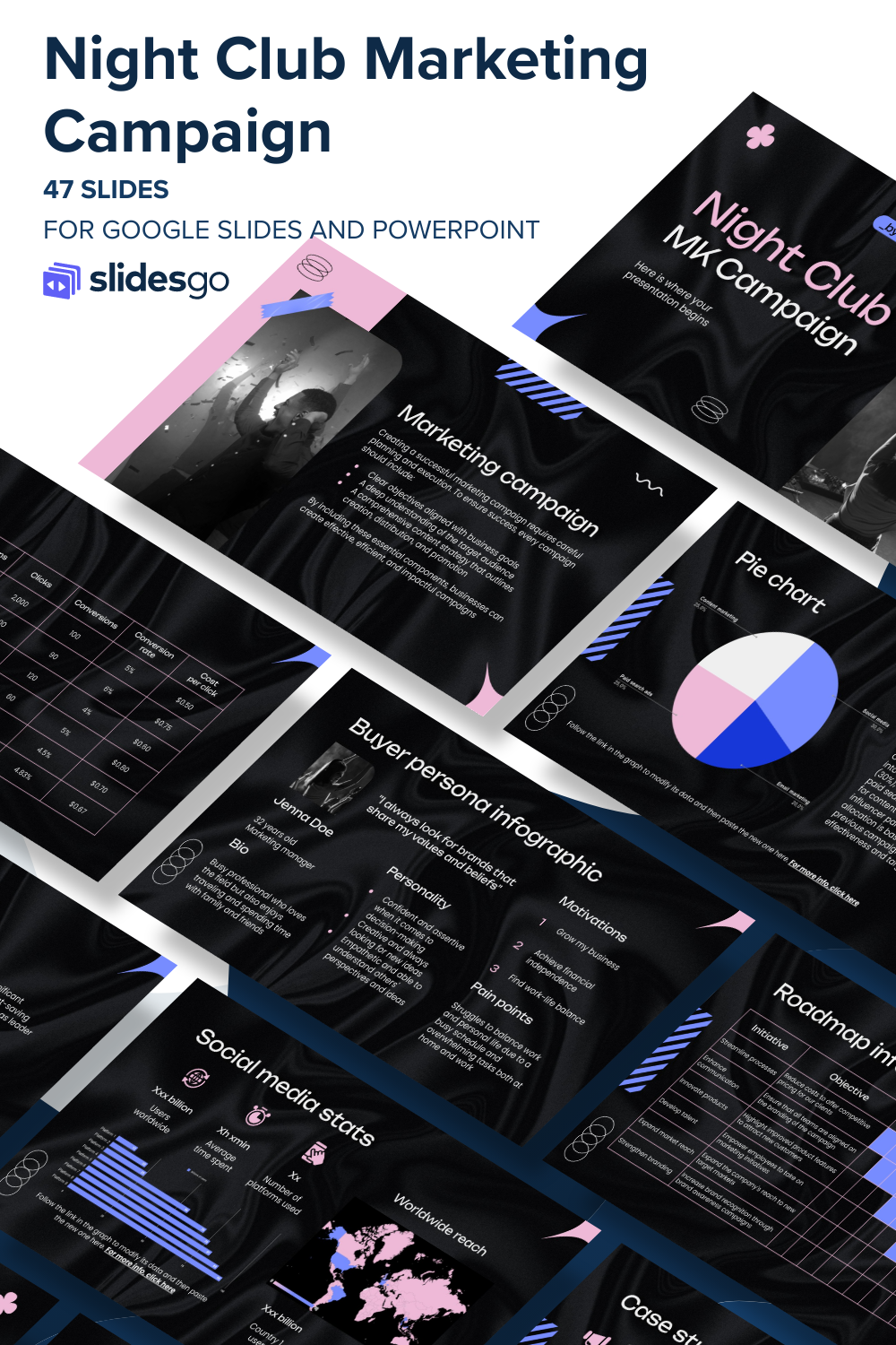 Night Club Marketing Campaign | Google Slides & PPT