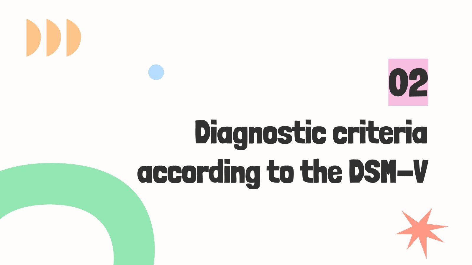 Diagnostic Criteria for ADHD According to the DSM-V