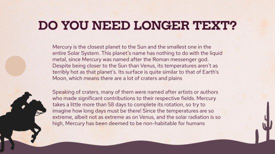 Western Cowboys History | Google Slides & PPT