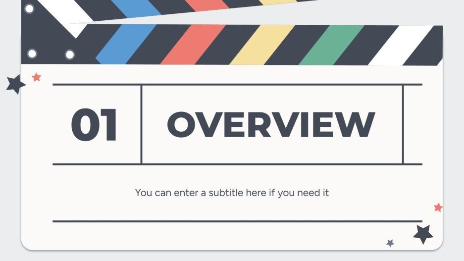 Movie Clapperboard Theme | Google Slides & PowerPoint