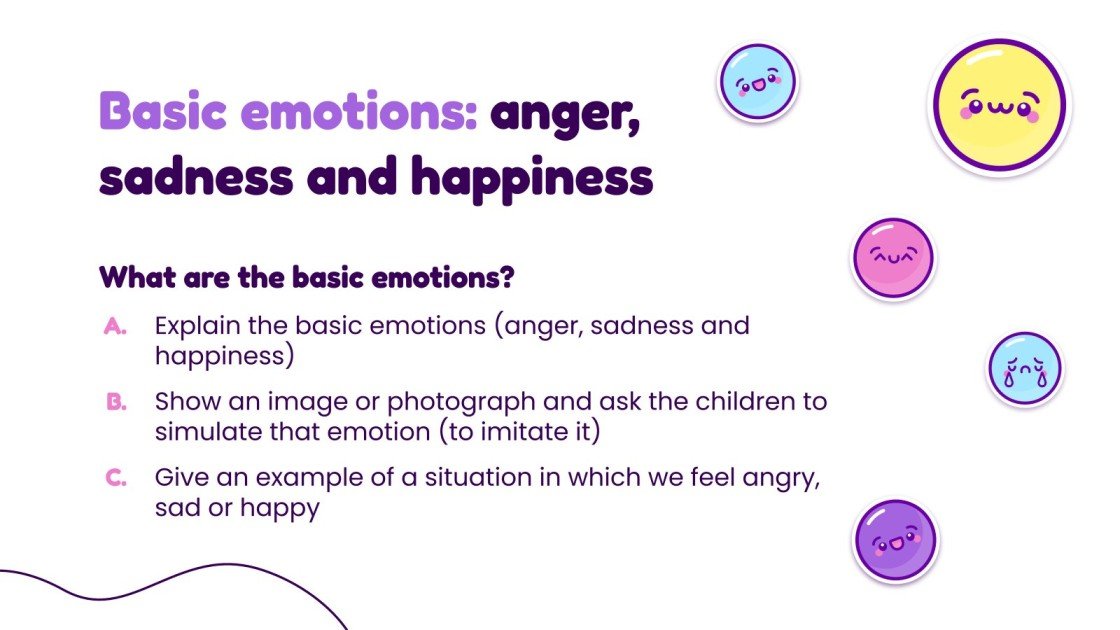 Activity to Recognize Emotions in Children's Education