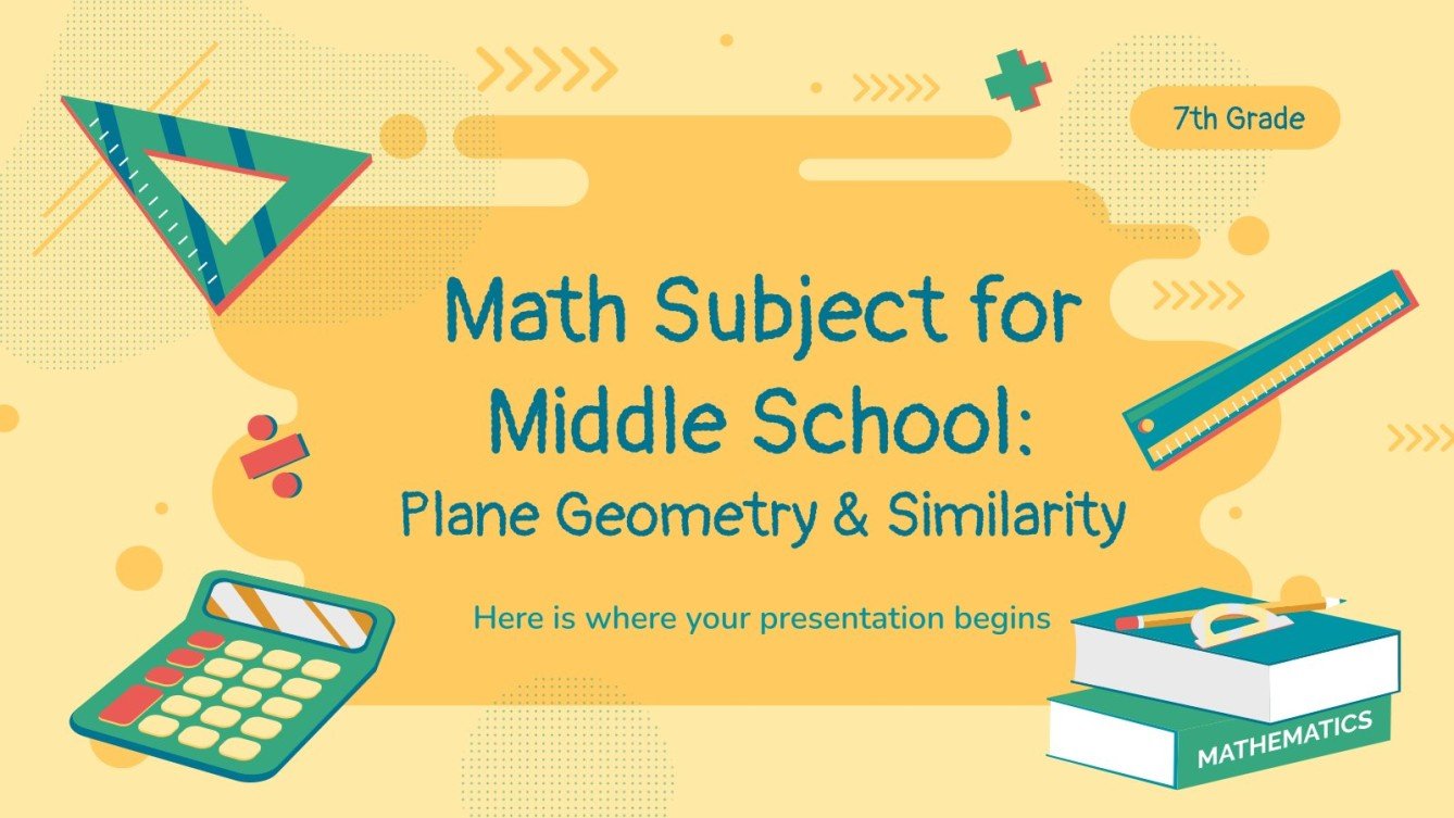 Math: Plane Geometry & Similarity | Google Slides & PPT