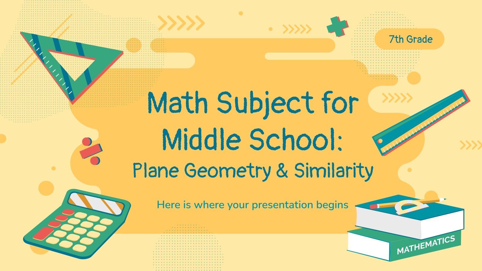 Math: Plane Geometry & Similarity | Google Slides & PPT