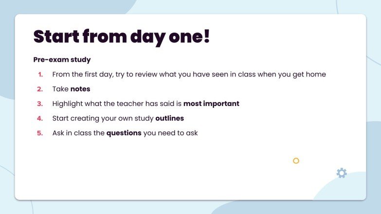 Tips to Prepare for an Exam | Google Slides & PowerPoint