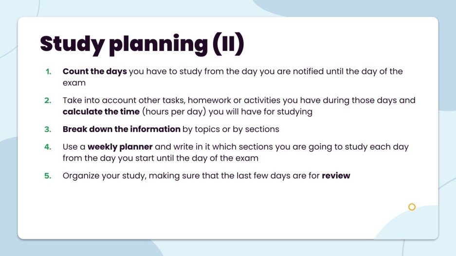 Tips to Prepare for an Exam | Google Slides & PowerPoint