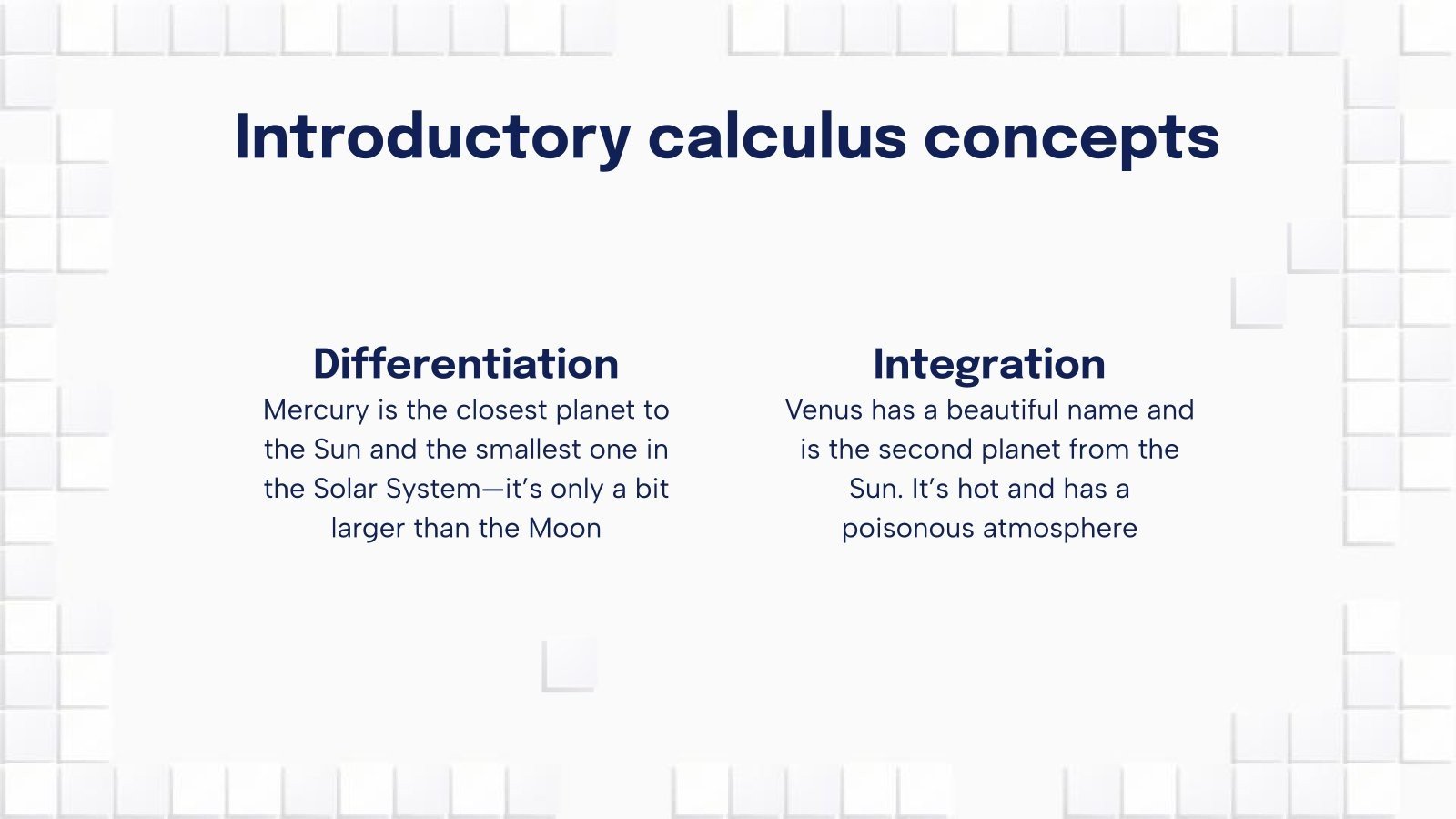 Introductory Calculus - Bachelor of Arts in Mathematics