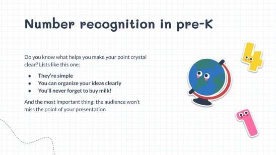 Counting and Number Recognition - Mathematics - Pre-K