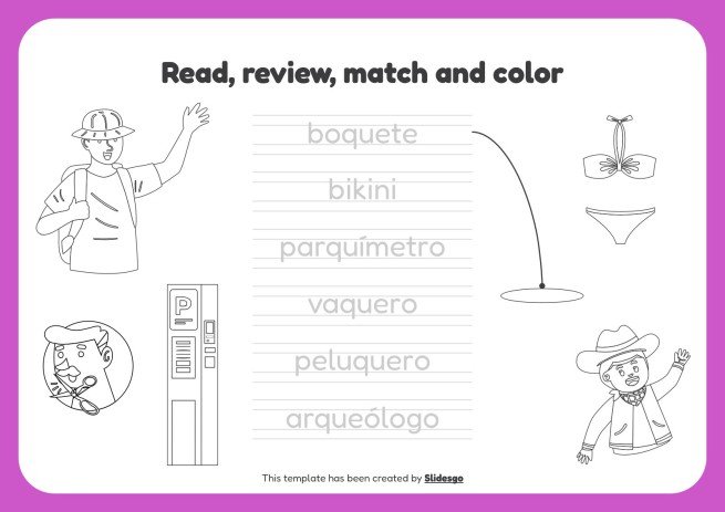 My First Letters - C, QU - Spanish Class | Google Slides