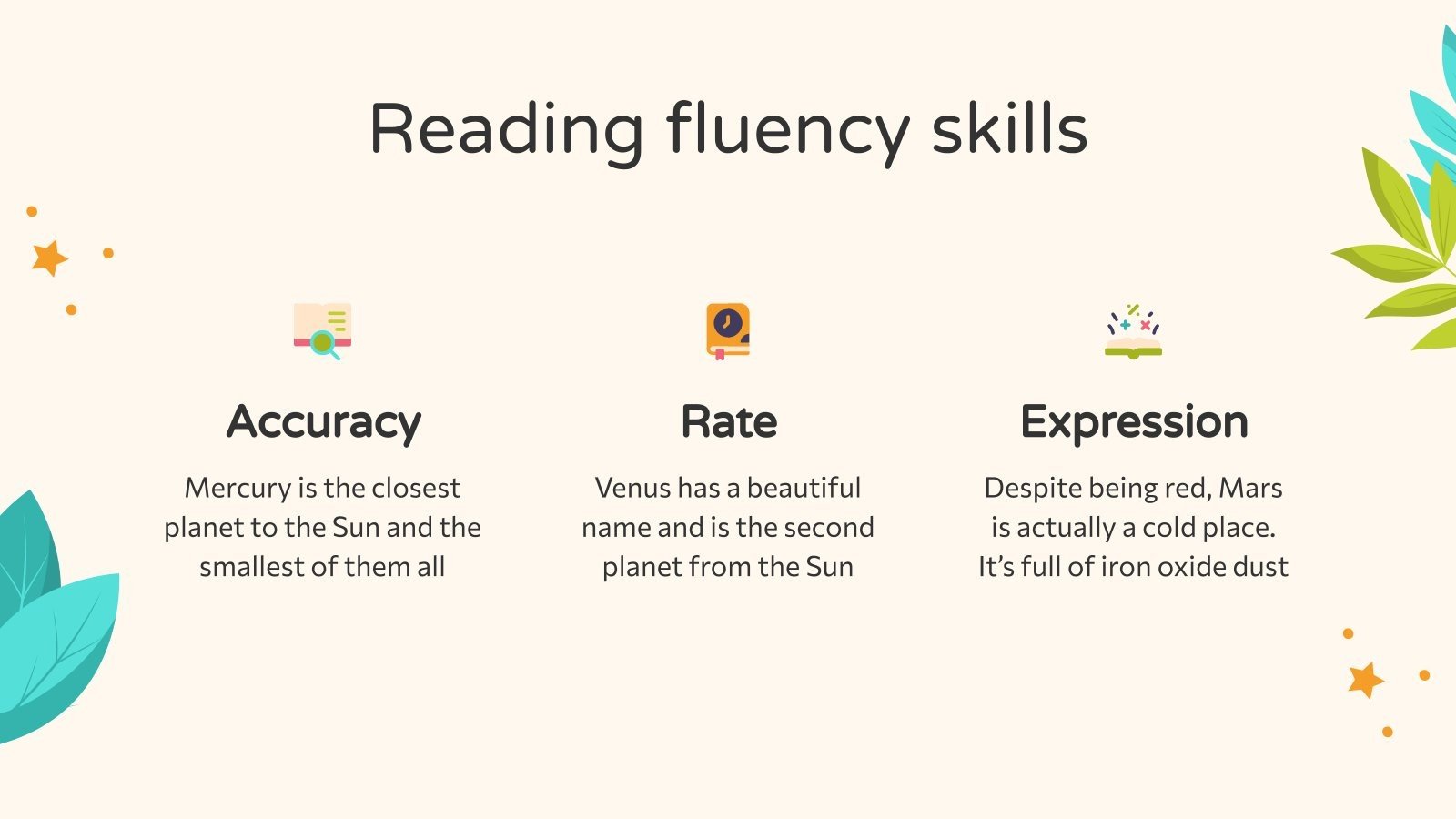 Reading Fluency and Expression - Language Arts - 3rd Grade