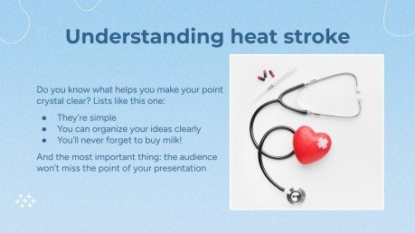 Tips to Avoid Heat Stroke | Google Slides & PPT