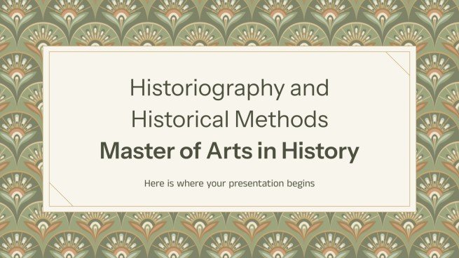 Historiography and Historical Methods - Master in History