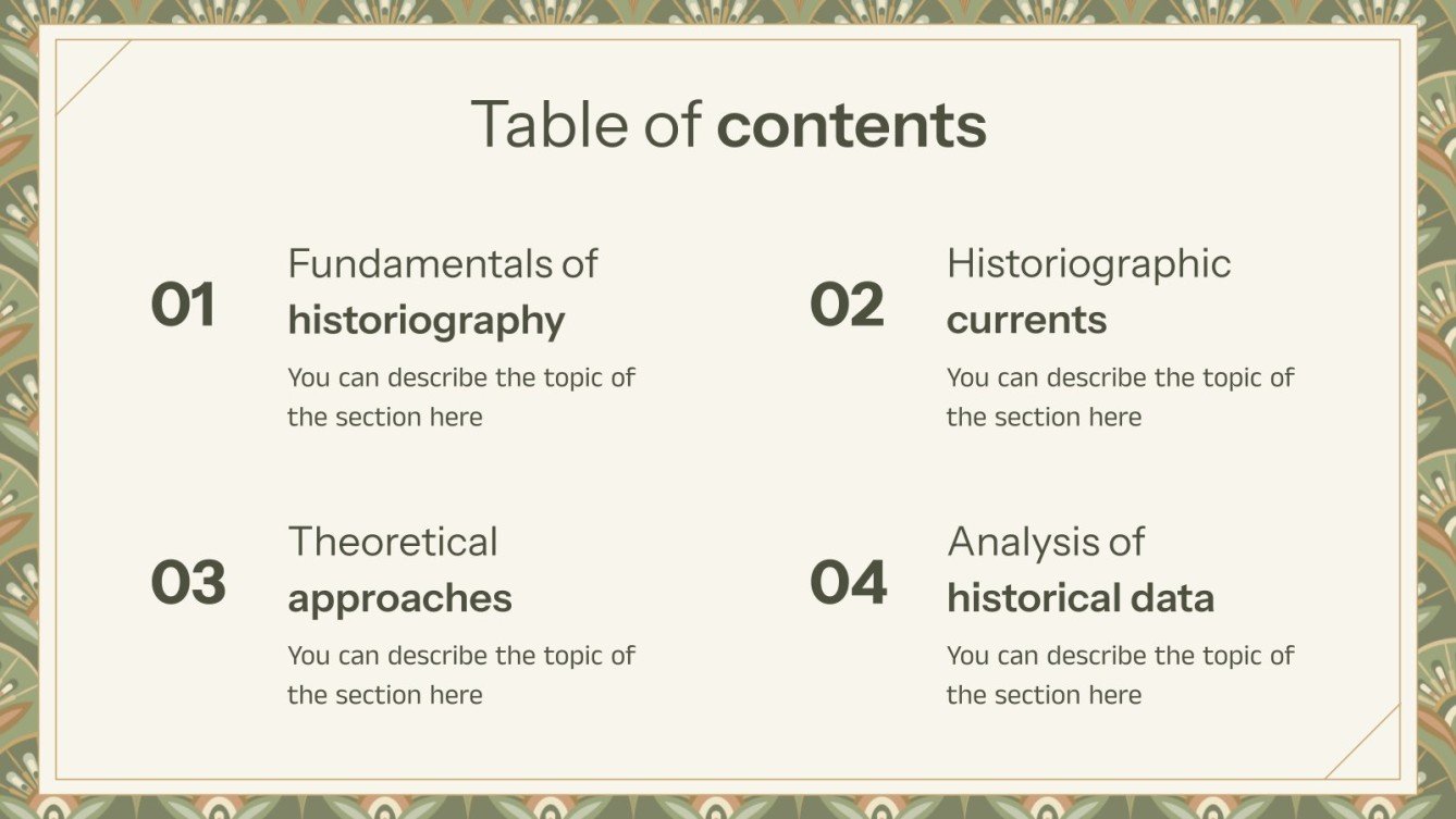 Historiography and Historical Methods - Master in History