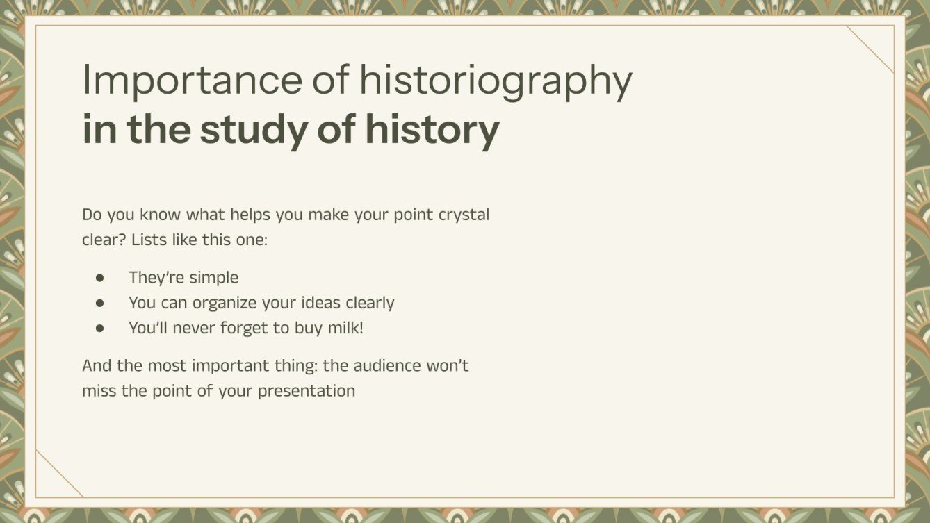 Historiography and Historical Methods - Master in History