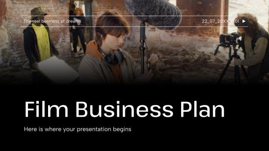 Film Business Plan | Google Slides and PowerPoint