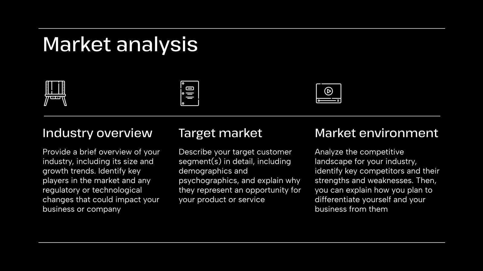 Film Business Plan | Google Slides and PowerPoint