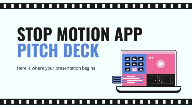 Stop Motion App Pitch Deck | Google Slides and PowerPoint