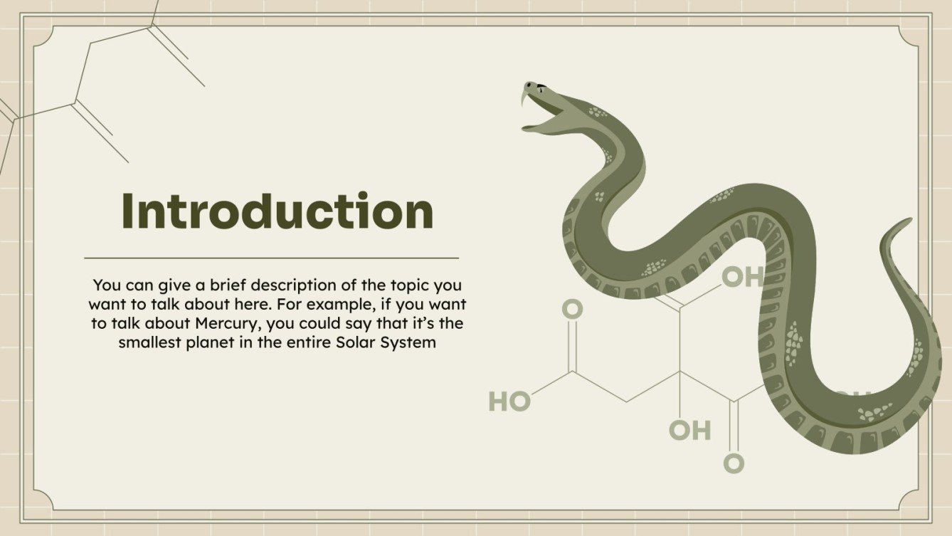 The Chemistry of Snake Venom | Google Slides & PPT