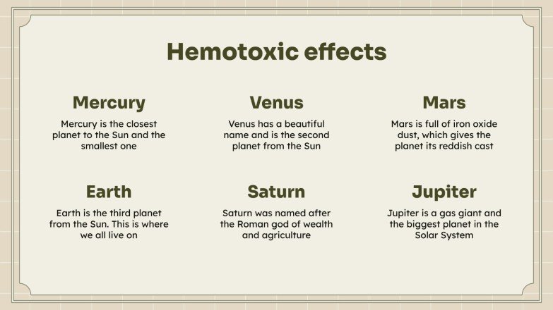 The Chemistry of Snake Venom | Google Slides & PPT