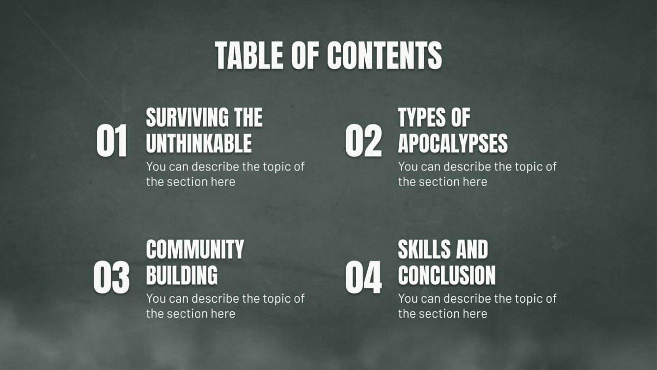 Apocalypse Survival Guide | Google Slides & PowerPoint