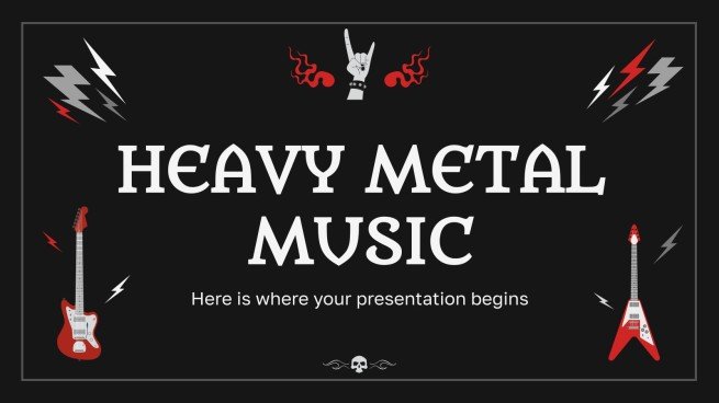 Música heavy metal | Google Slides y PowerPoint