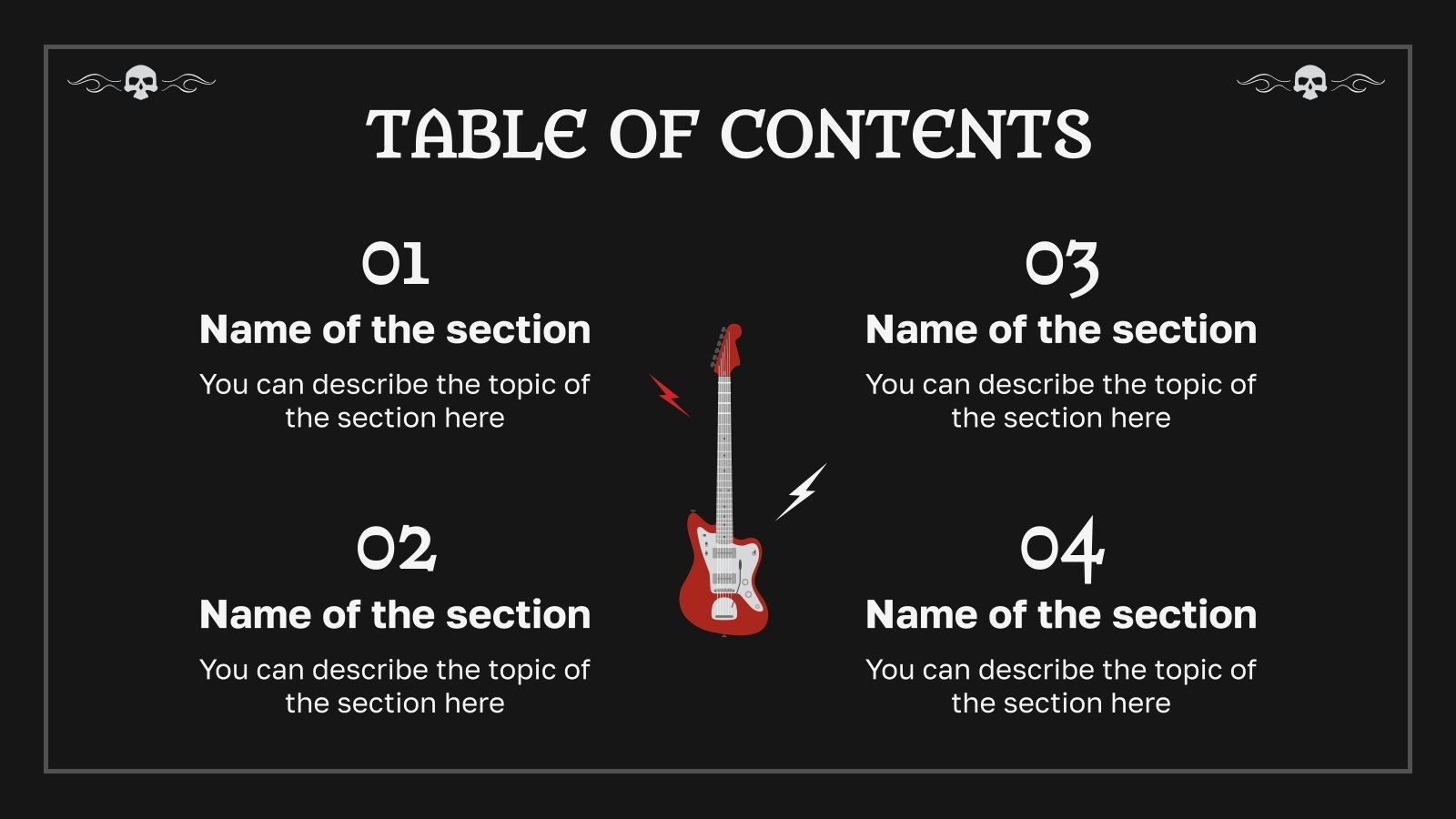 Heavy Metal Music | Google Slides & PowerPoint
