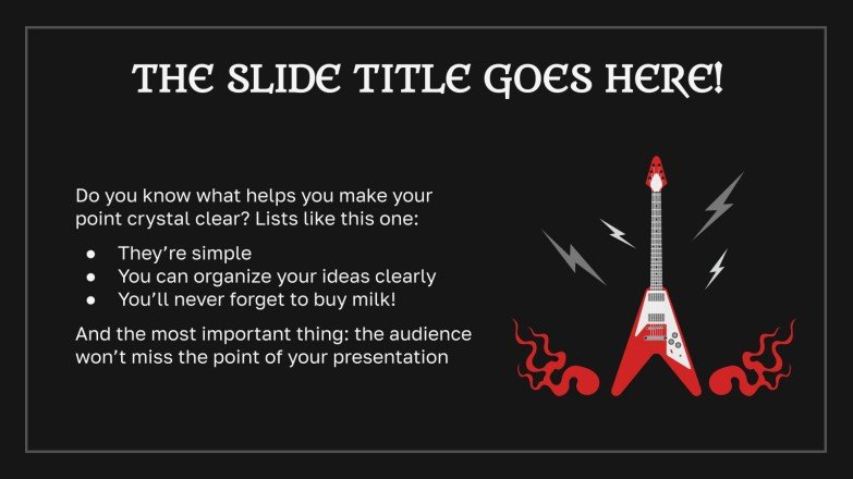 Heavy Metal Music | Google Slides & PowerPoint