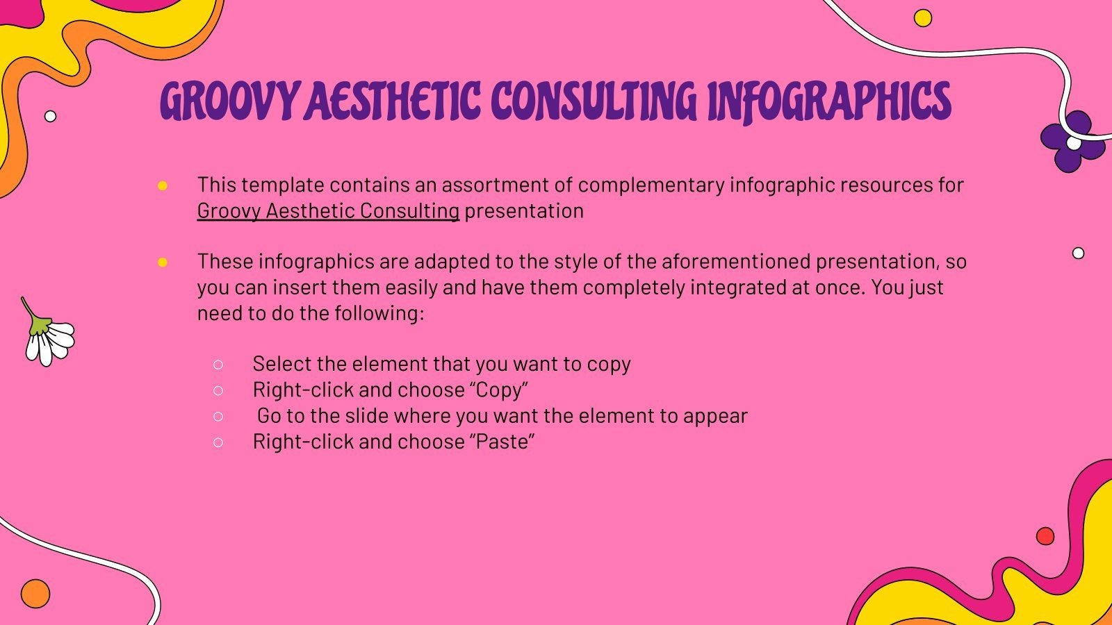 Groovy Aesthetic Consulting Infographics | Google Slides