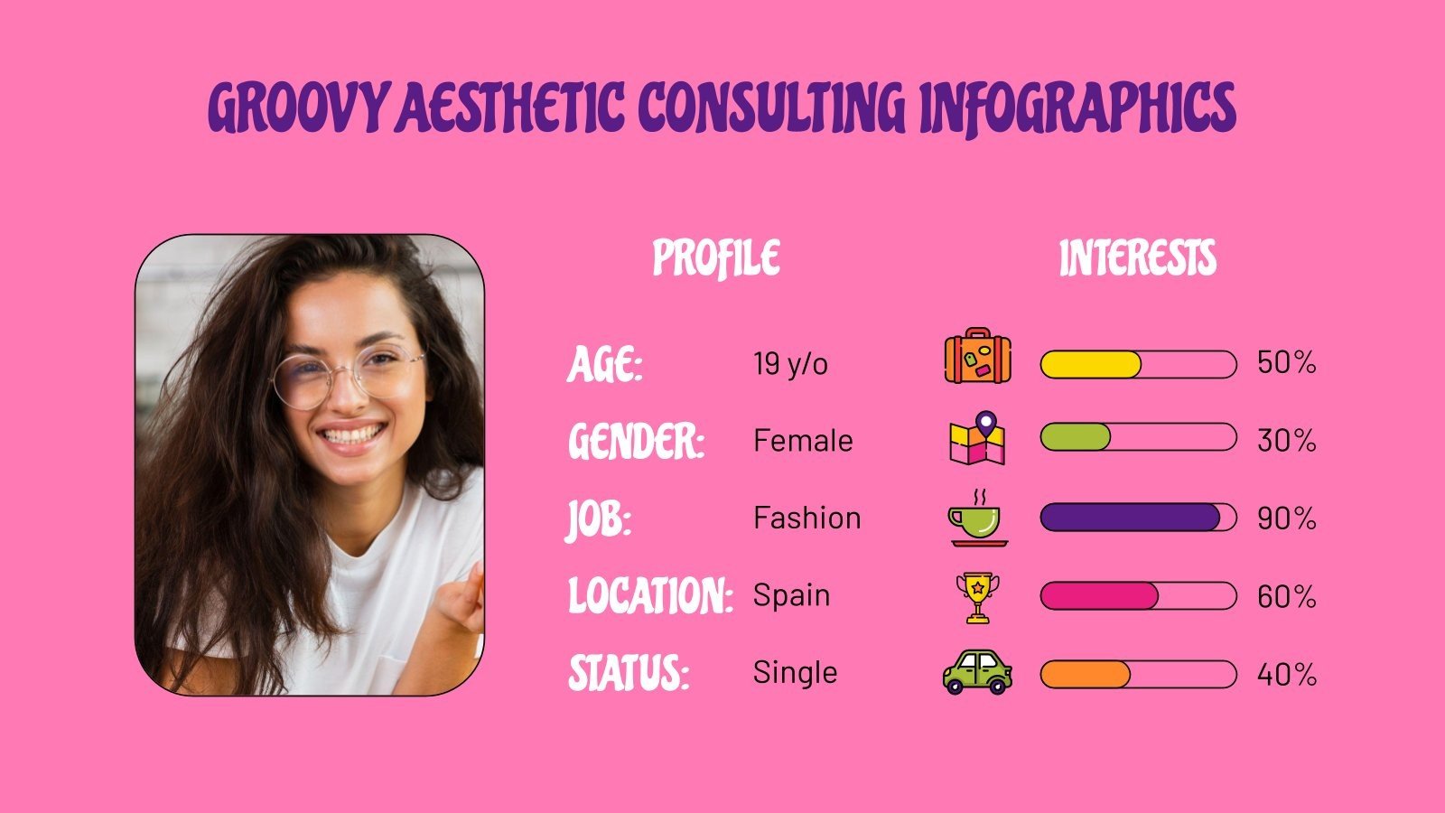 Groovy Aesthetic Consulting Infographics | Google Slides