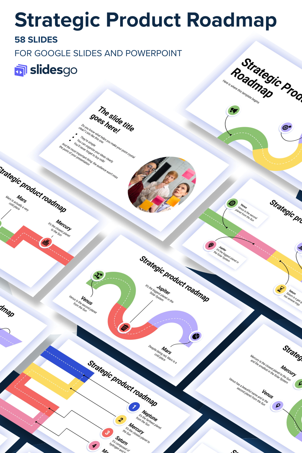 Strategic Product Roadmap | Google Slides & PowerPoint