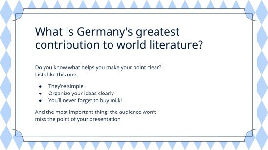 Advanced Topics in German Literature - Ph.D. in German