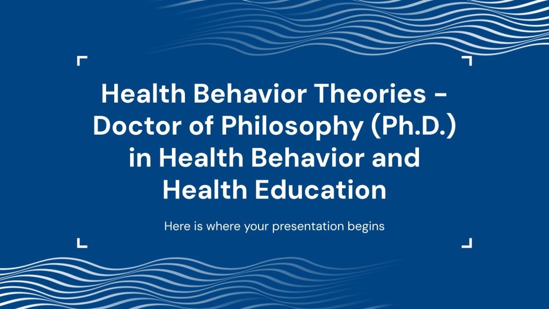 Health Behavior Theories - Doctor of Philosophy (Ph.D.)
