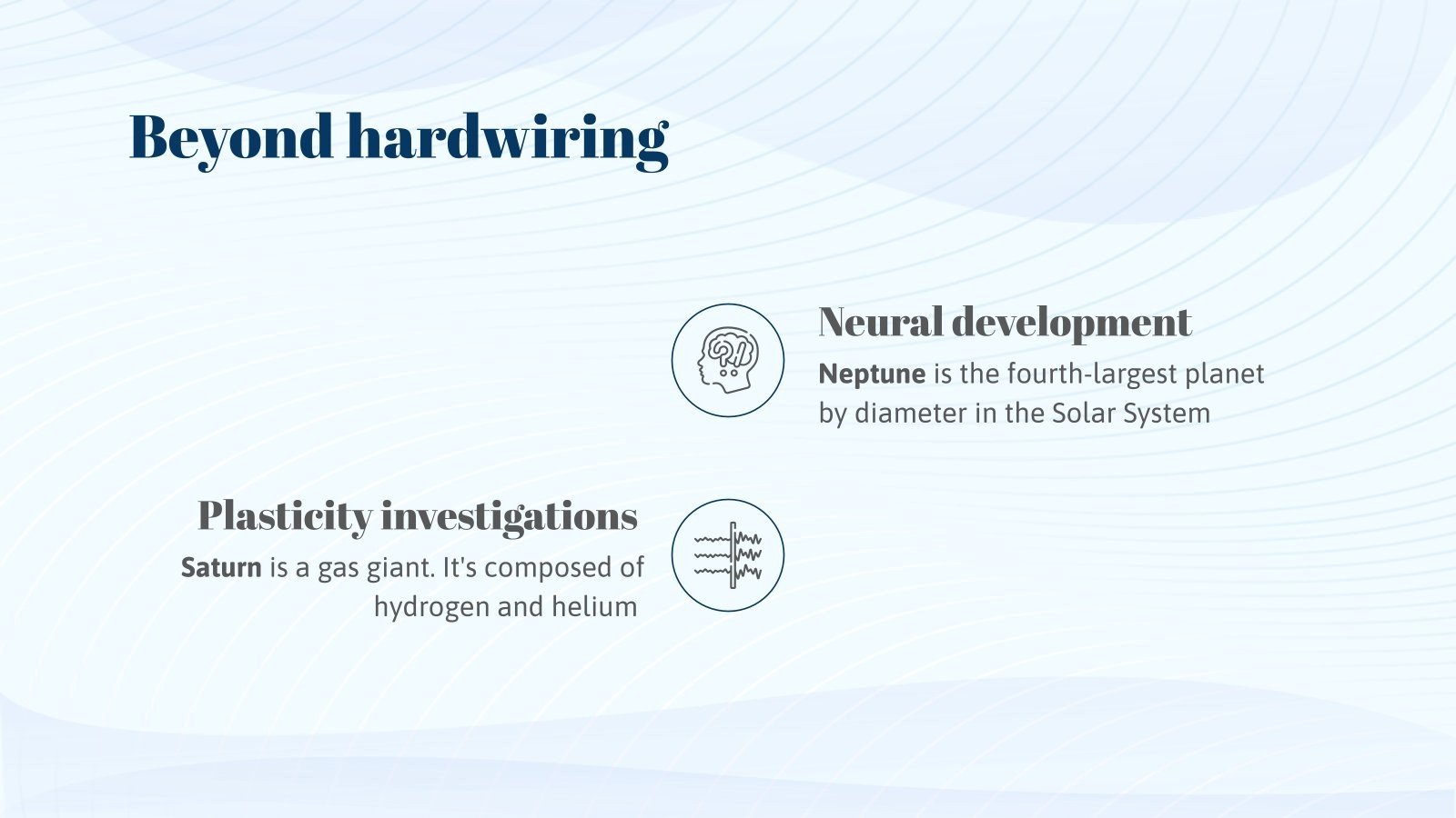 Neural Development and Plasticity | Google Slides & PPT