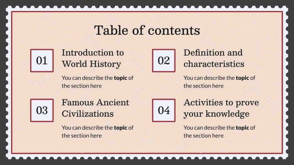 Ancient Civilizations and World History - 9th Grade