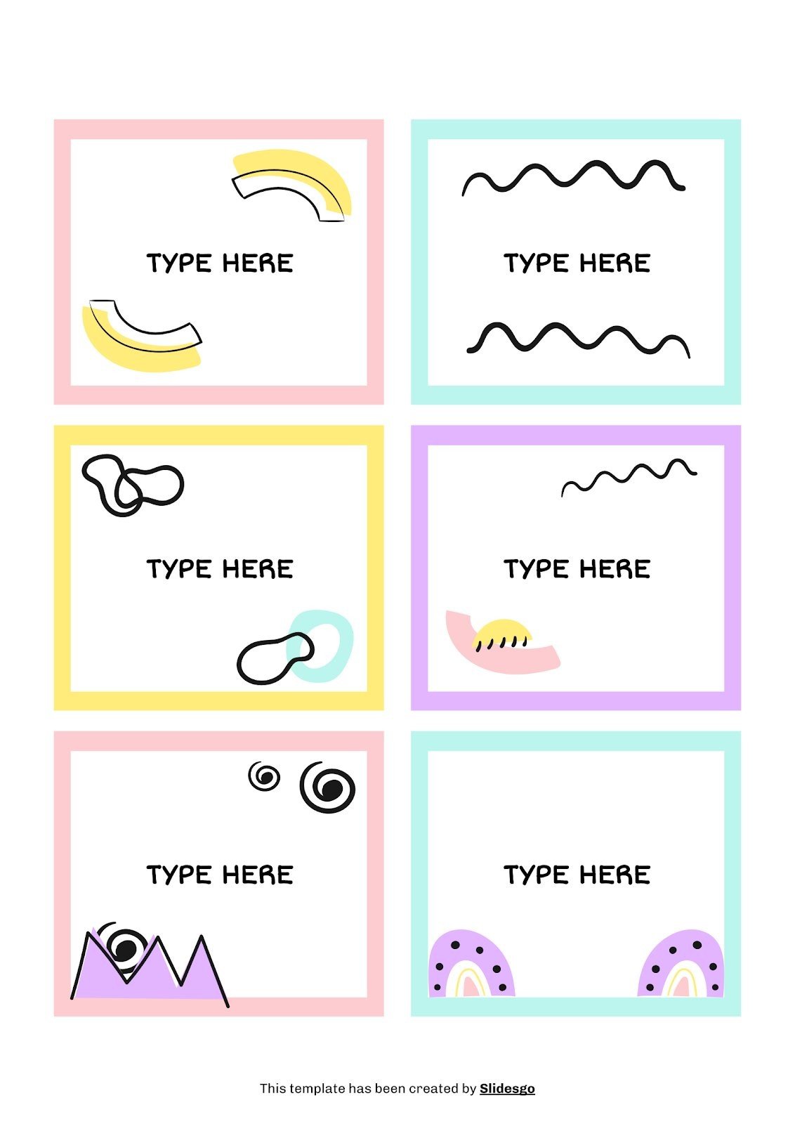 Supete Doodly Style Printable Collection - My First Day