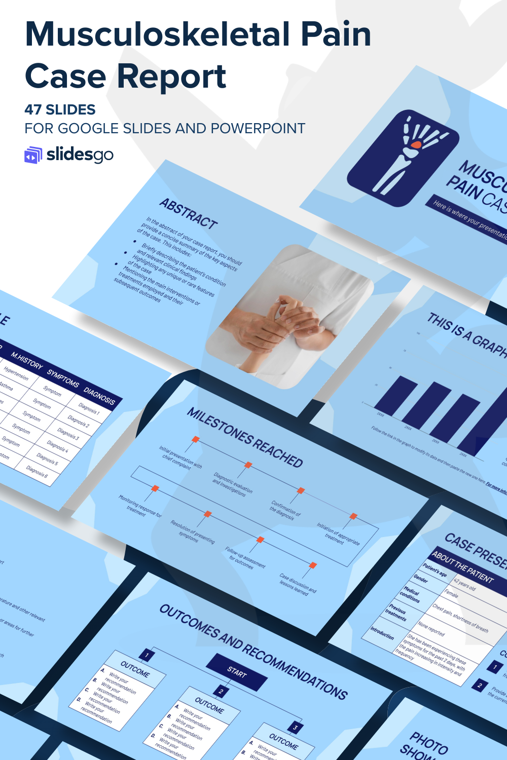 Musculoskeletal Pain Case Report | Google Slides & PPT