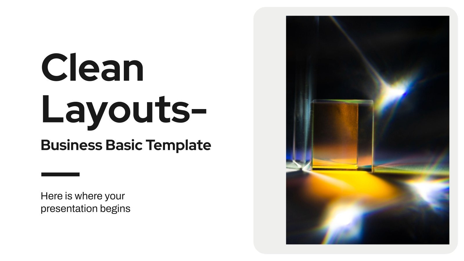 Clean Layouts - Business Basic Template