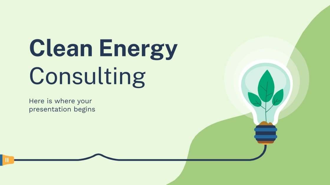 Clean Energy Consulting | Google Slides & PowerPoint