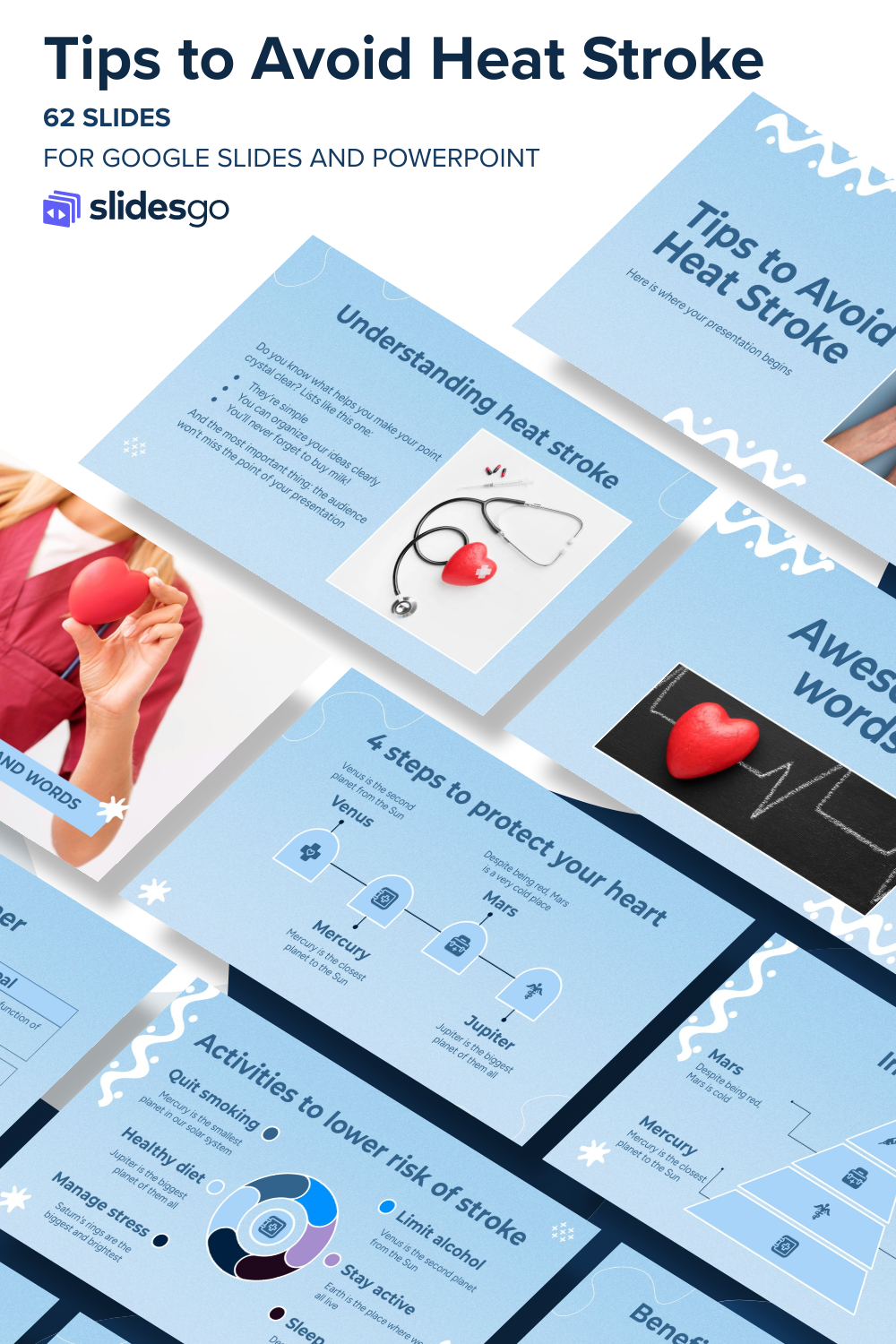 Tips to Avoid Heat Stroke | Google Slides & PPT