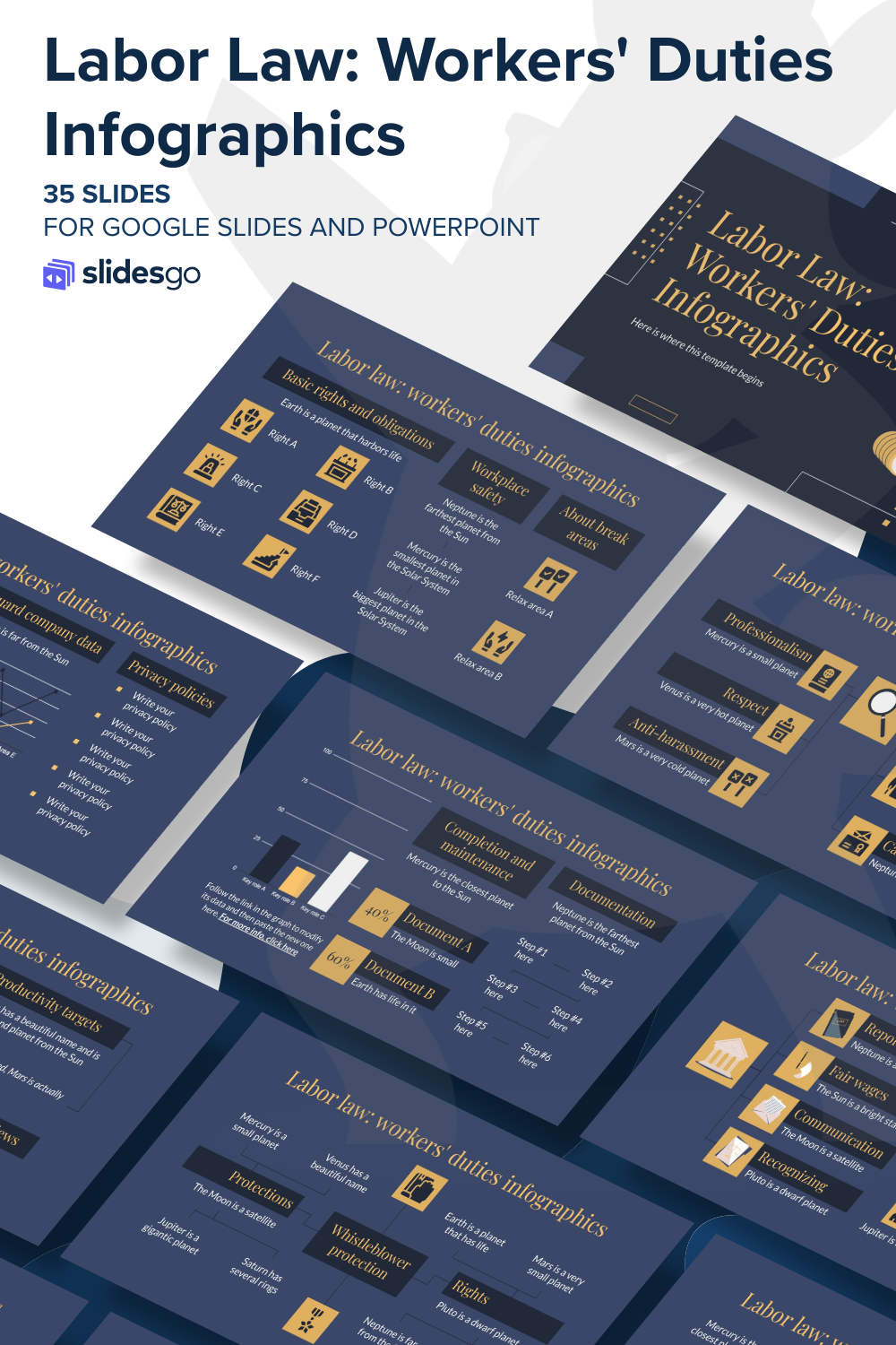 Labor Law: Workers' Duties Infographics | Google Slides