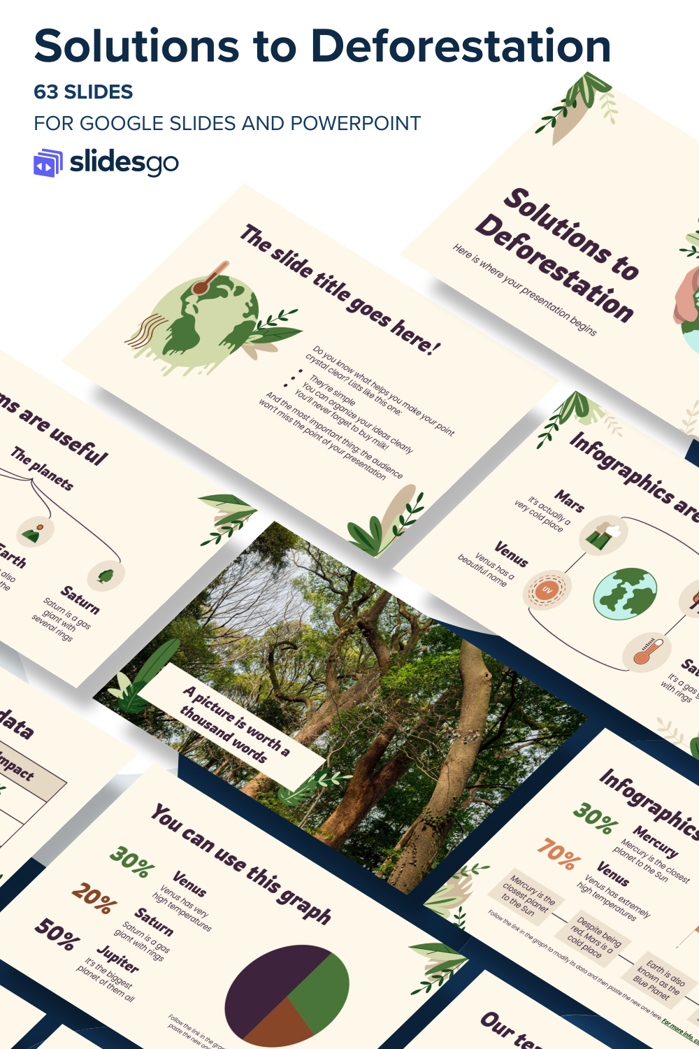 Solutions to Deforestation | Google Slides & PowerPoint
