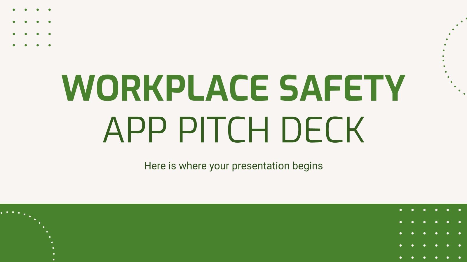 Workplace Safety App Pitch Deck | Google Slides & PPT