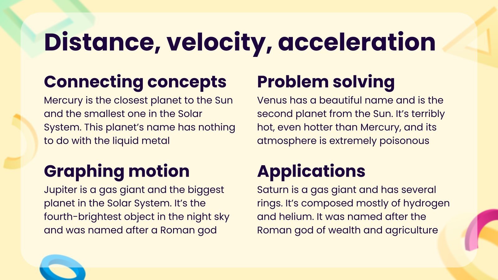 Calculus: Applications of Integration | Google Slides & PPT