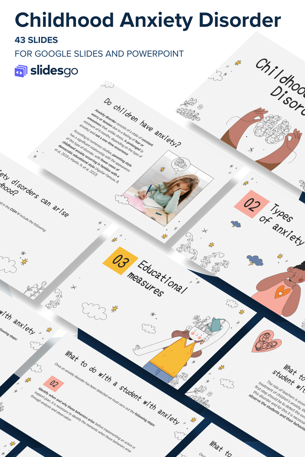 Childhood Anxiety Disorder | Google Slides & PPT