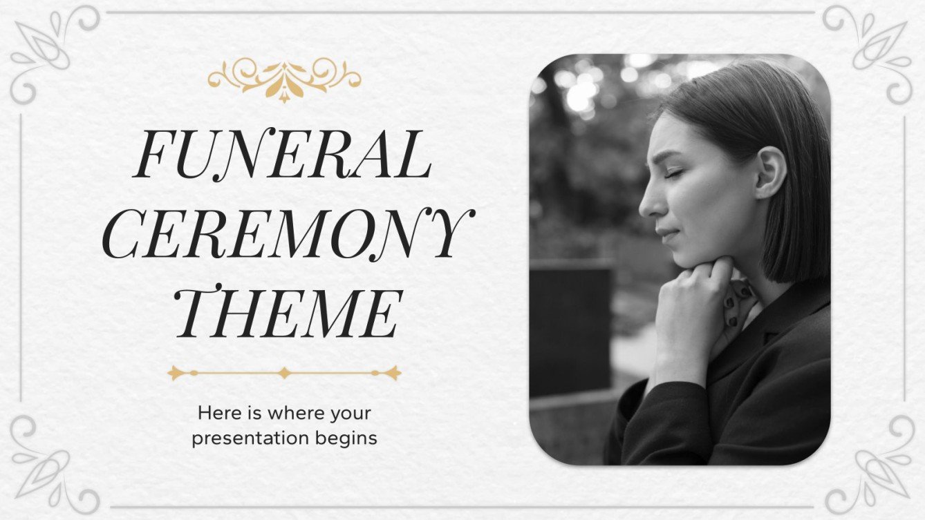 Free Google Slides & PowerPoint templates for funerals