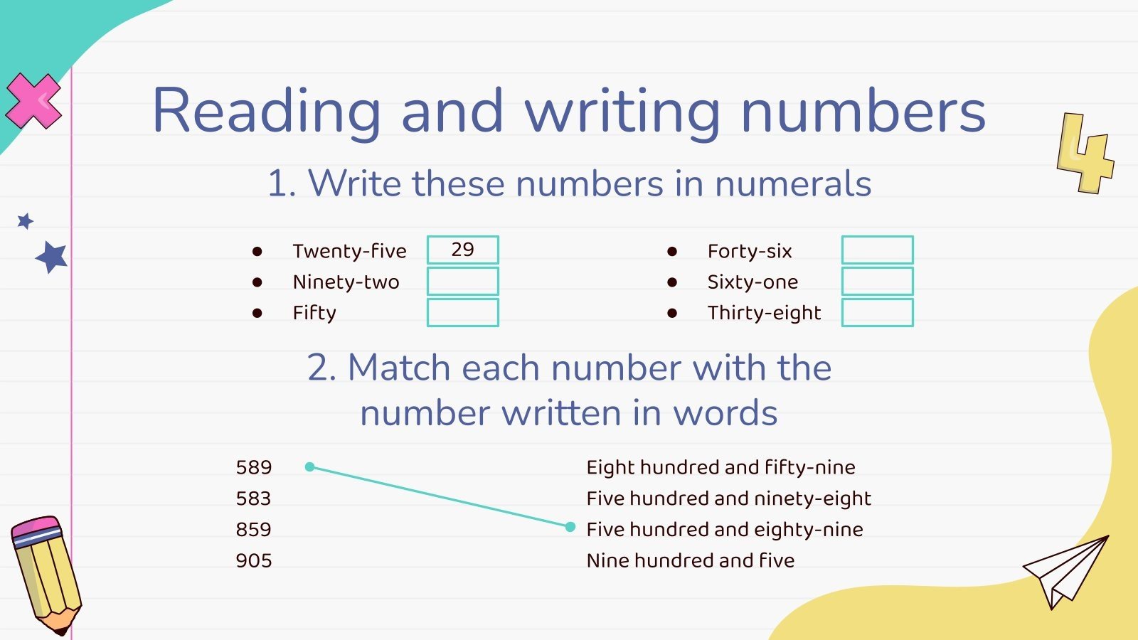 Number Sense and Place Value - Mathematics - 1st Grade