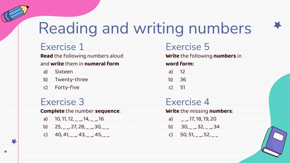 Number Sense and Place Value - Mathematics - 1st Grade